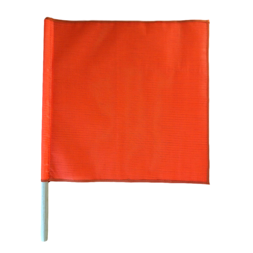 Sign Stand Flag Orange Mesh 18 x 18 – Road Safety Supply