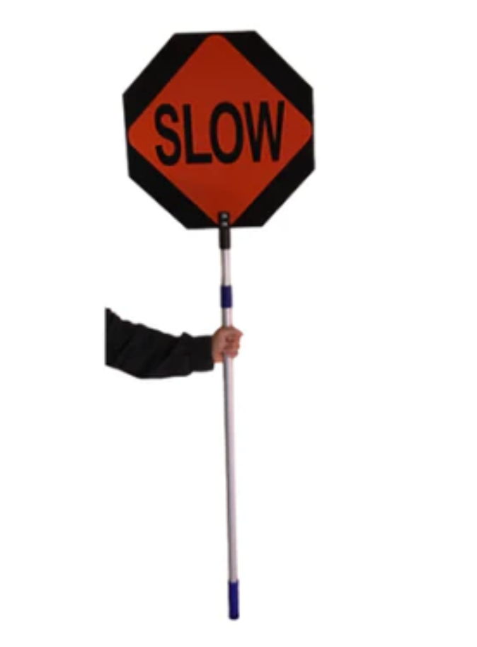 Adjustable Pole - Stop/Slow Paddle Aluminum Telescoping Pole – Twist O ...